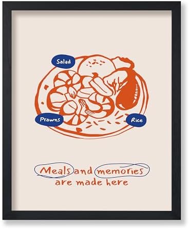 Amazon.com: Poster Master Meals And Memories Poster - Retro Seafood ...