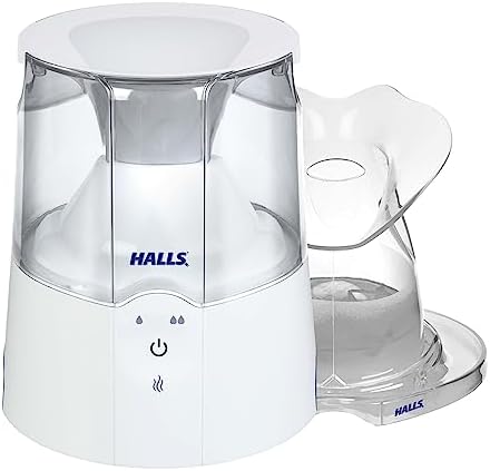 Amazon.com: Crane x HALLS 2-in-1 Warm Mist Humidifier and Steam Inhaler ...