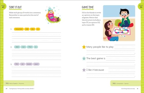 Snapklik.com : The Big Book Of Writing Skills Activities, Grade 1: 120 ...