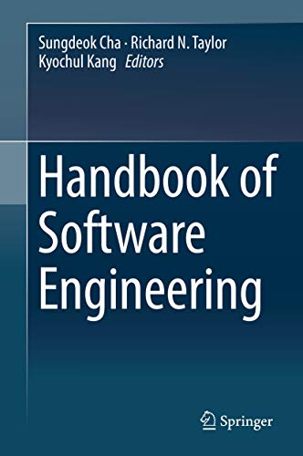 Handbook of Software Engineering 1st ed. 2019, Cha, Sungdeok, Taylor ...