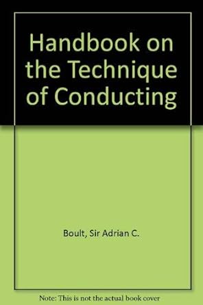 Amazon.co.jp: Handbook on the Technique of Conducting : Boult, Sir ...