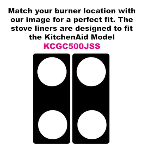 Premium Plus Stove Protectors for KitchenAid Gas Range Model KCGC500JSS ...