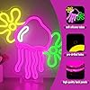 Amazon.com: Jellyfish Neon sign for wall decor Dimmable led jellyfish ...