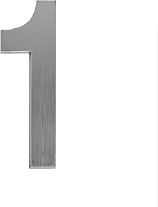 Door Numbers Stick on 2 Inch Door Numbers Plaques Silver Mailbox ...