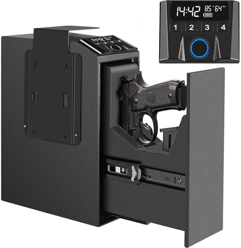 Amazon.com: HAWKHONOR Gun Safe For Handgun, Gun Case, Biometric Slider ...
