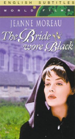The Bride Wore Black [VHS] : Jeanne Moreau, Michel Bouquet, Jean-Claude ...