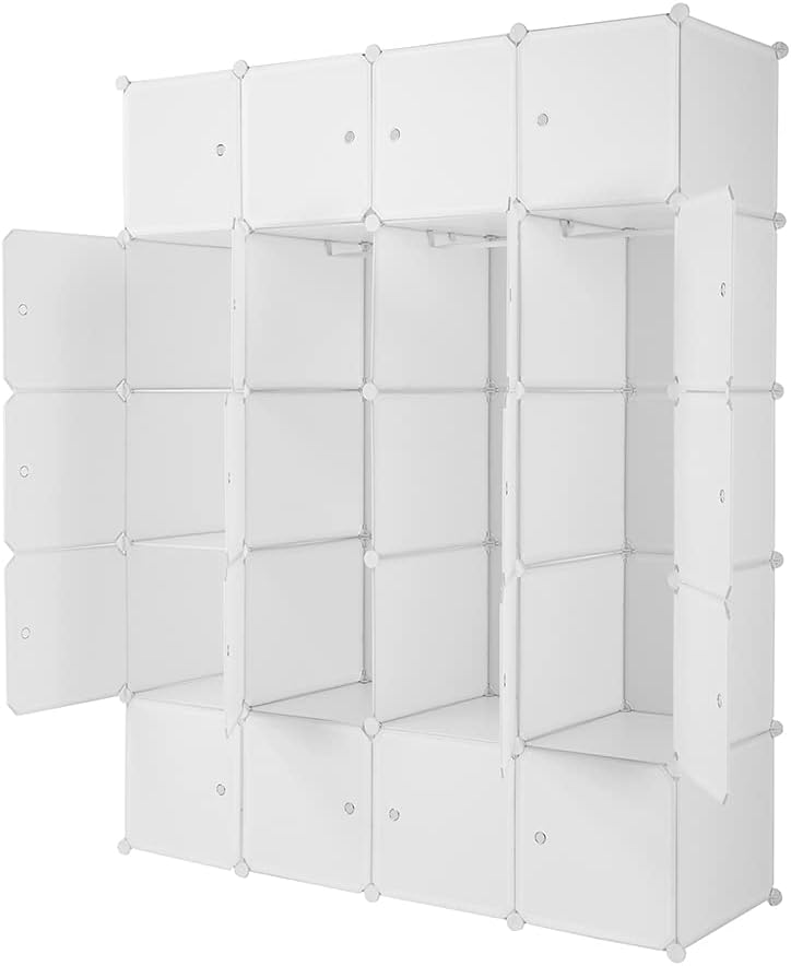 MENGK20 Cube Organizer Stackable Plastic Cube Storage Shelves Design ...