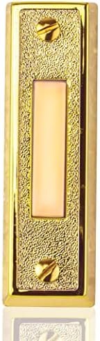 Newhouse Hardware FMBSL Lighted Flush Mount Door Chime Doorbell Button ...