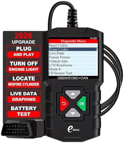 Amazon.com: EDIAG YA-201 Obd2 Scanner, Full OBD2 Modes Check Engine ...