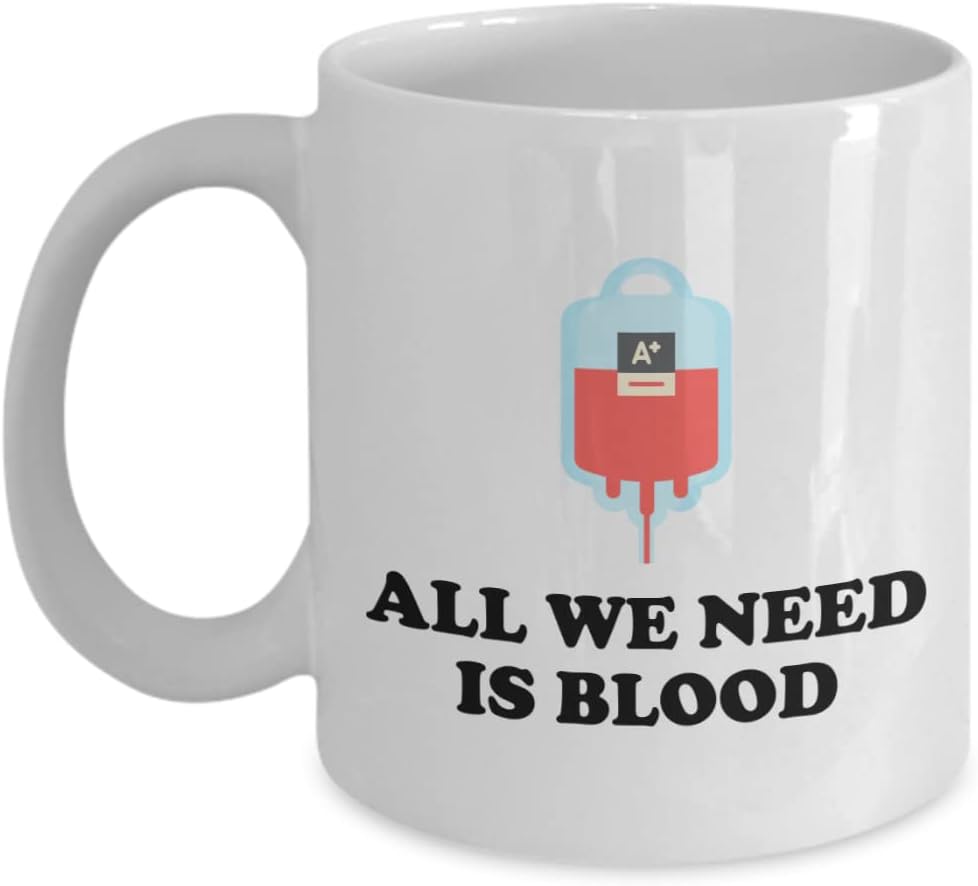 Amazon.com: Blood Donor Gift Blood Donation Coffee Mug Blood Donation ...