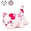 Amazon.com: KOWSI Rainbow Cat Plush Toys Blind Box Cat Plush Series-100% Polyester Embroidery ...