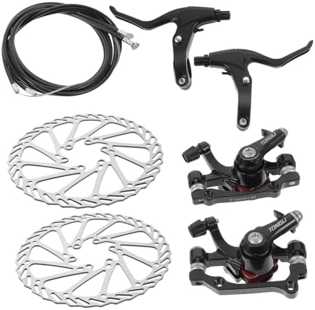 Amazon.com: 1 Set Bicycle Disc Brake Road Bike Rotors Brake Pads Bike ...