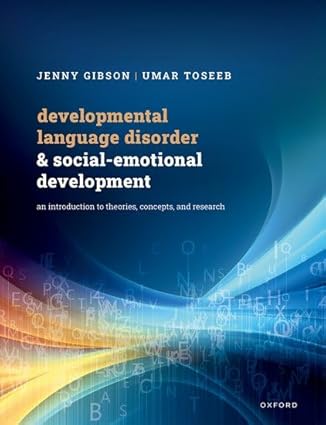 Buy Developmental Language Disorder and Social-Emotional Development ...