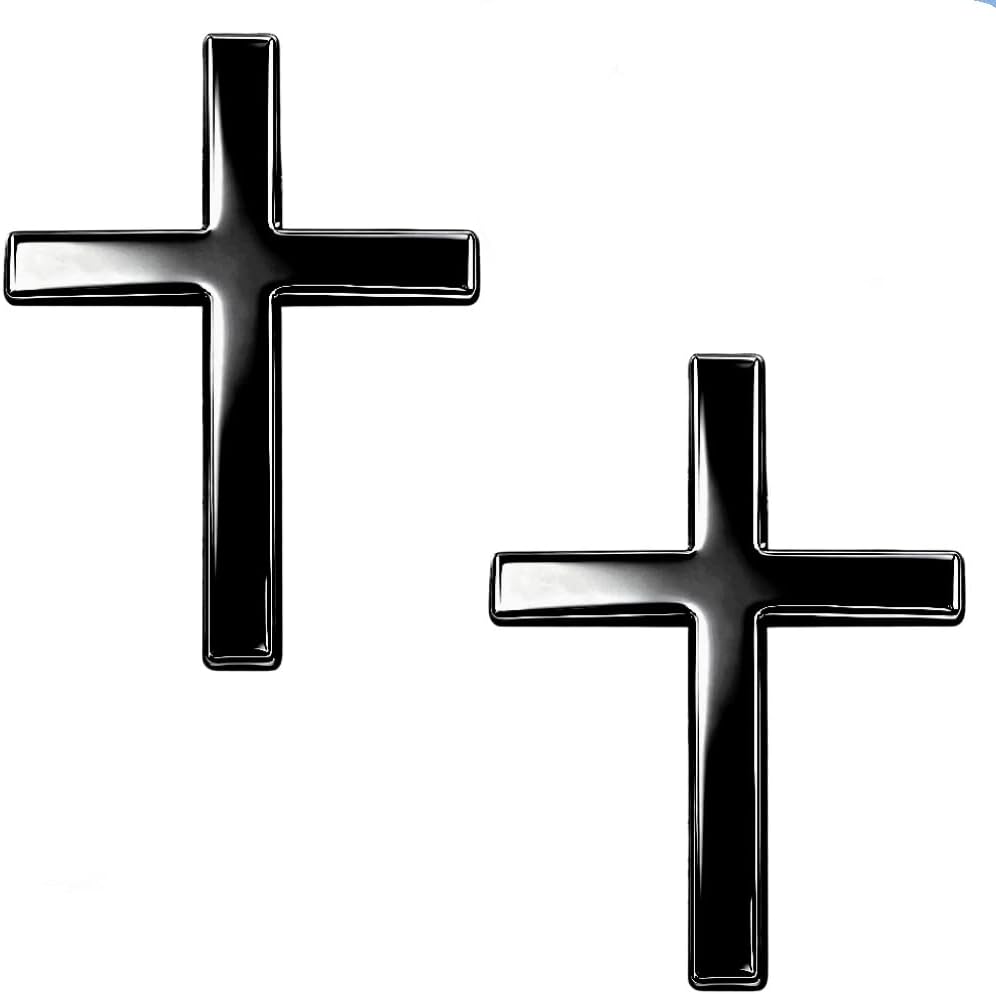 Amazon.com: 4PCS Christian Cross Sticker, 3D Cross Sticker for Car ...
