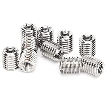 Thread Reducer M10 to M6 10Pcs Insert Nut Reducing Repairing M6X1.0 ...