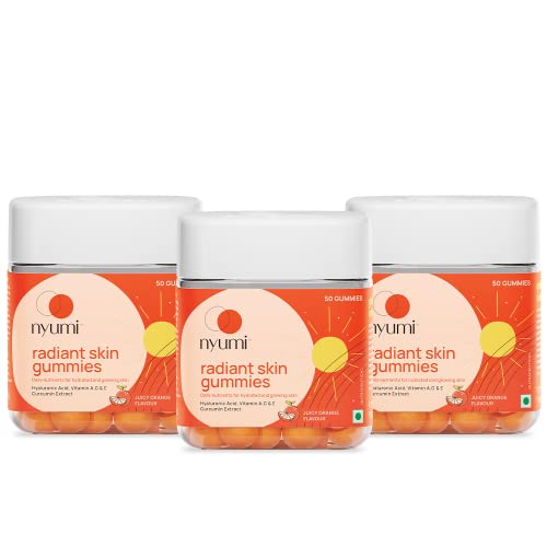 Nyumi Collagen Skin Gummies | For Nourished Skin | 90 Day Pack | With ...