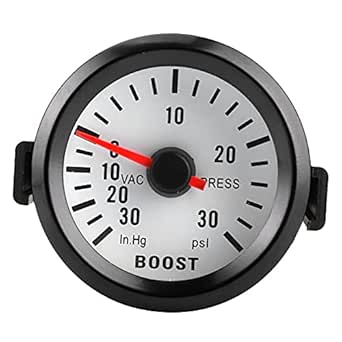Amazon.com: Car Boost Pointer Gauge,Universal Boost Pointer Gauge ...