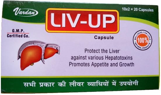 Vardan Health Care Liv Up Capsules (20 Capsules) : Amazon.in: Health ...