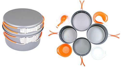Gas One Anodizing Aluminum Cook Set (3-5 people) - Outdoor cooking ...