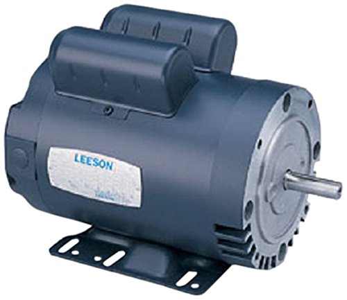 Leeson 131630.00 Drip-Proof C Face Motor, 1 Phase, 184TC Frame, Rigid ...