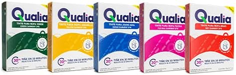 Amazon.com: Qualia Fabric Dye, 5 Pack Color Mix, Vibrant All-Purpose ...