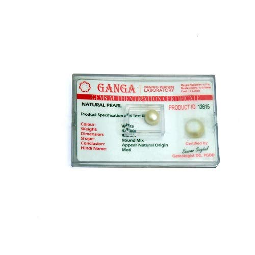 Buy Shiv Shiva Jyotish Natural Pearl Sucha Moti Online at Low Prices in ...