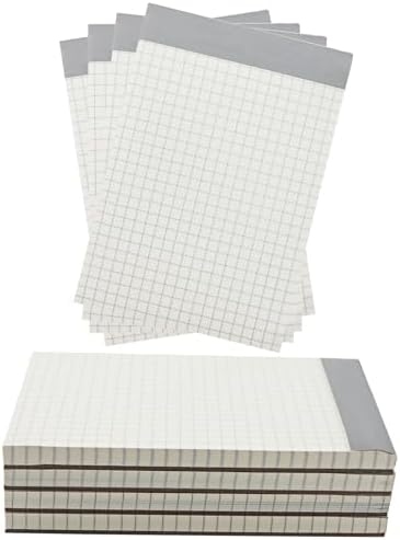 ZEONHEI 20 Pack A6 Small Notepad Grid Pads, 70 Sheets Squared Paper ...