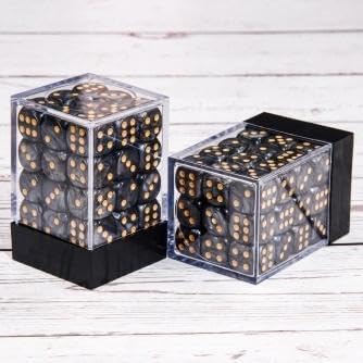 Amazon.com: 36 Pieces 12mm 6 Sided Dice Set,Pearl Pattern D6 Game Dice ...