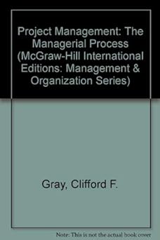 Amazon | Project Management: The Managerial Process (McGraw-Hill International Editions ...
