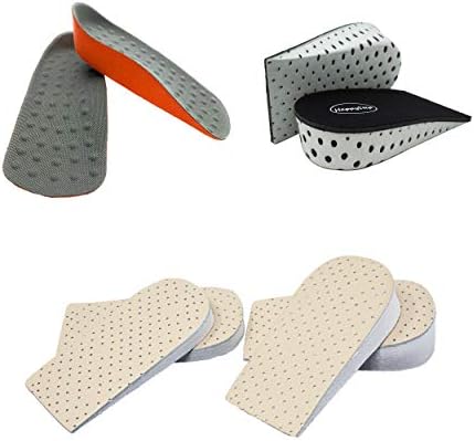 Amazon.com: Happystep 4 Pairs Invisible Height Increase Shoe Inserts ...