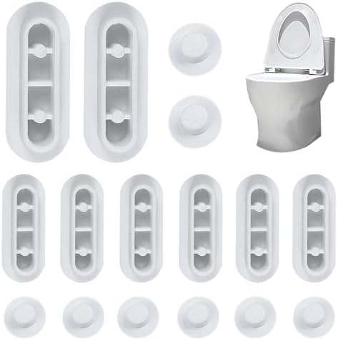 16 Stück WC Sitzdeckelpuffer,gummipuffer wc sitz,wc deckel puffer,wc ...