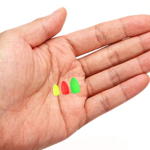 PATIKIL Fishing Foam Floats 3 Sizes, 60Pcs Oval Snell Floats Fly Fishing Strike Indicator for ...