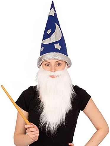 Amazon.com: Funny Party Hats Magic Wizard Costume - Wizard Costume Hat ...