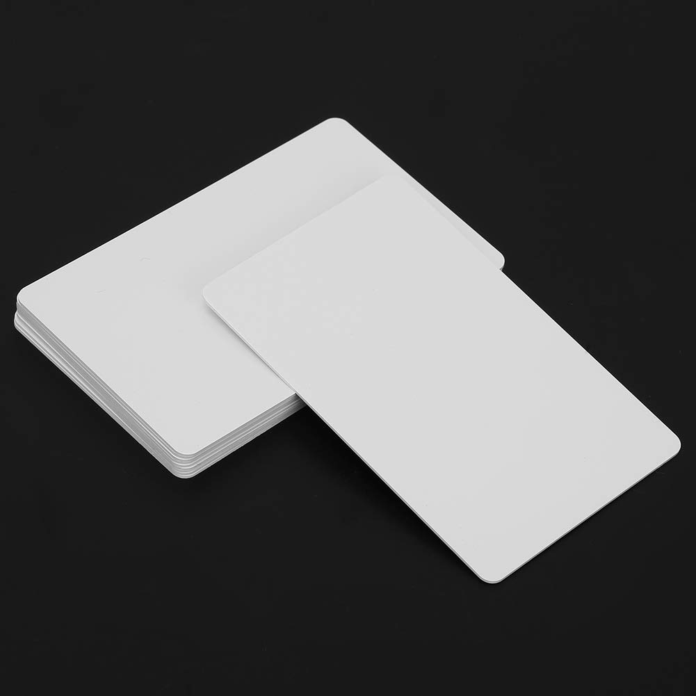 10Pcs NFC Contactless Smart, Cards White Card Tag S50 Ic 13.56Mhz ...