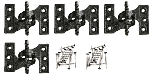 John Wright 88-373PC Number 2.5 TGIC Black Powder Hinges