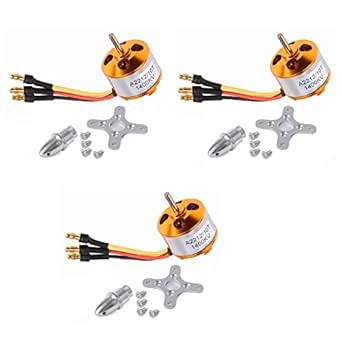 SS ROBOTICS A2212 / 10T 1400 KV Brushless DC Motor (BLDC) for RC ...