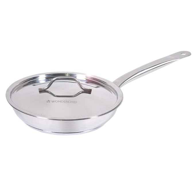 Buy Wonderchef Stanton Fry Pan with SS Lid-24 cm Online at Low Prices ...