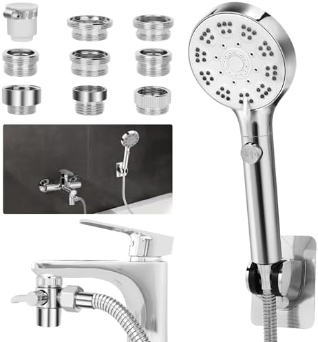Bathtub Faucet Shower Head Sink with 79" Hose, Tub Faucet Sink Hose ...