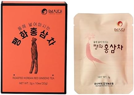 Amazon.com: SAMSIDAE Roasted Korean Red Ginseng Tea (2g X 10ea), 100% ...