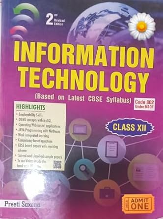 Amazon.in: Buy Information Technology Based On Latest CBSE Syllabus ...