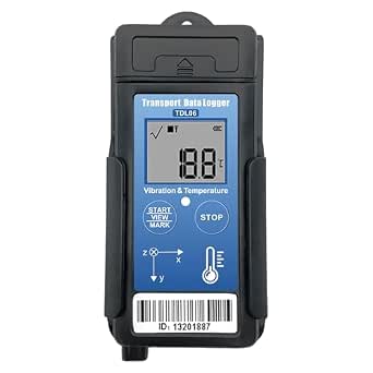 Tzone Vibration Data Logger 3-Axis Shock Datalogger Temperature ...