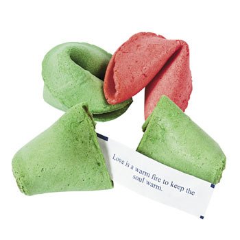 Amazon.com : Christmas Fortune Cookies (50 pieces) Holiday Treats and ...