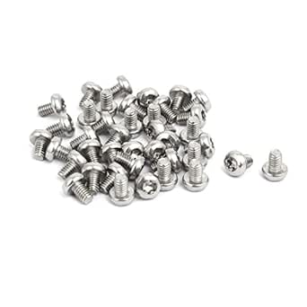 uxcell M4x6mm 304 Stainless Steel Button Head Torx Screws Bolts T20 ...