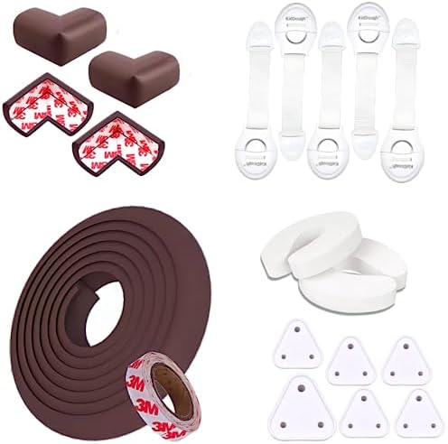 KidDough Baby Safety Kit - 5 Meters Safety Strip + 4 Corner Guards + 2 ...