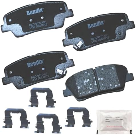 Amazon.com: BOSCH BE1284 Blue Ceramic Disc Brake Pad Set - Compatible ...