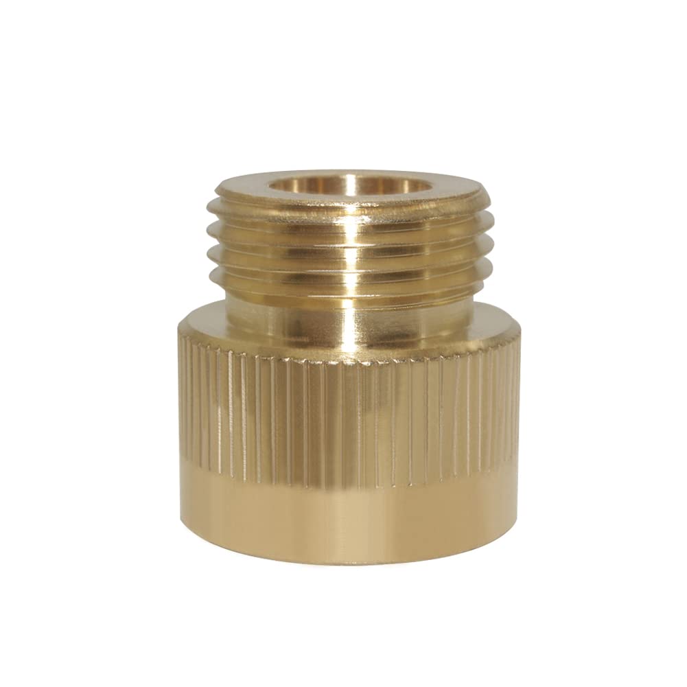 Amazon.com: Joywayus Brass Hose Bib Adapter,1-1/16" Fine Thread Female ...