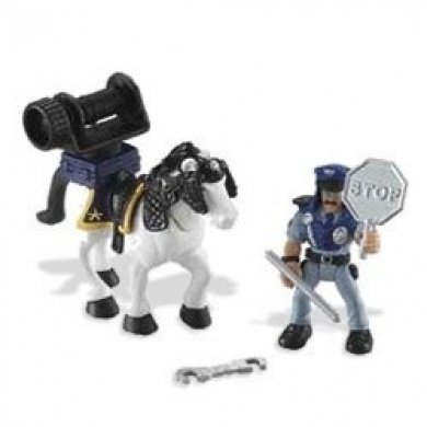 Buy Imaginext Mounted Police Officer 7 Piece Set with Horse by Fisher ...