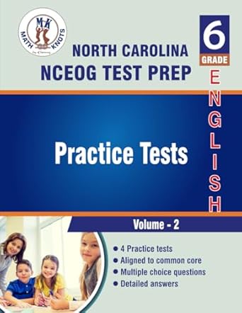 North Carolina State (NC EOG) , 6th Grade ELA Practice Tests ,Volume 2 ...