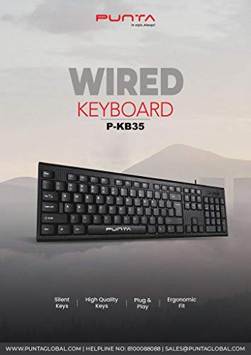 PUNTA P-KB35 Wired USB Standard Keyboard : Amazon.in: Computers ...