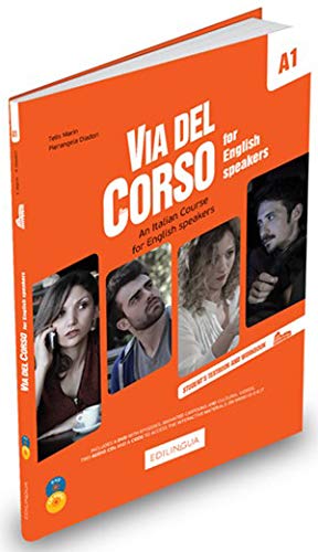VIA DEL CORSO A1 FOR ENGLISH SPEAKERS-TEXTBOOK/ 2 AUDIO CD'S/DVD ...